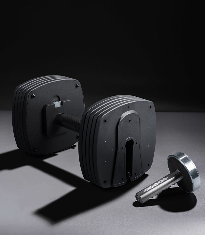 Click N Lock Adjustable Dumbbell | Compact Multi-Weight Set for Home Gyms
