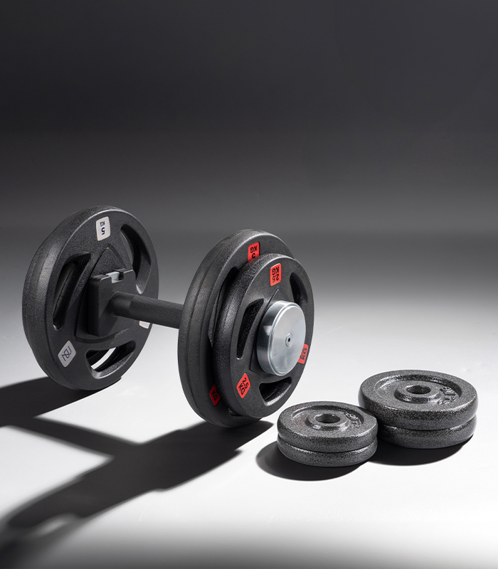 CL Series - 4kg Adjustable Dumbbell Handle - for Home Gym - Floriey