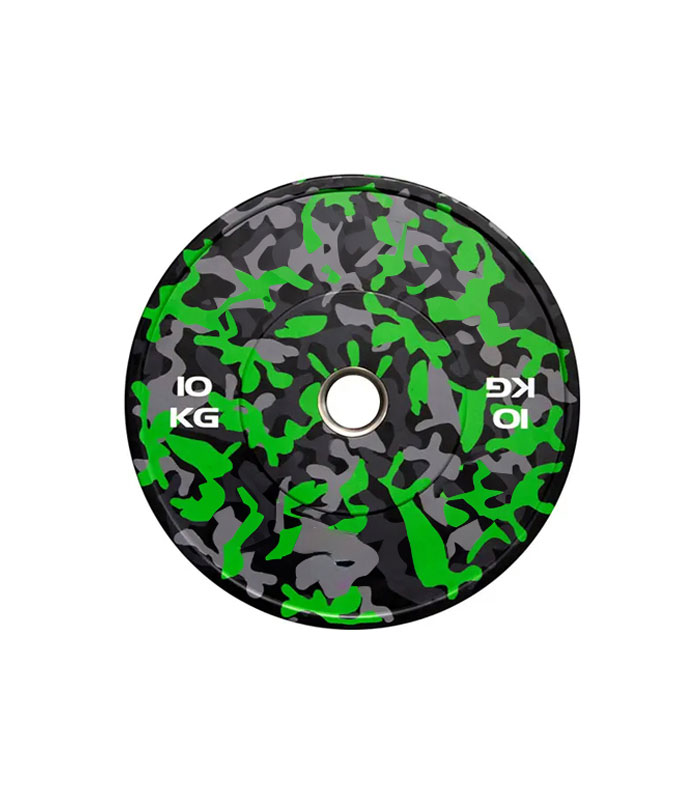 Camo Rubber Bumper Plates | Durable & Customizable | Floriey